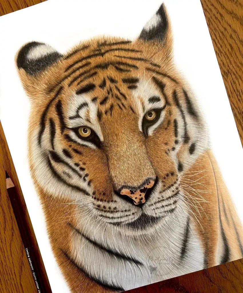 23 Jaw-Dropping Tiger Drawing Ideas That Will Ignite Your Art - GS Art Zone
