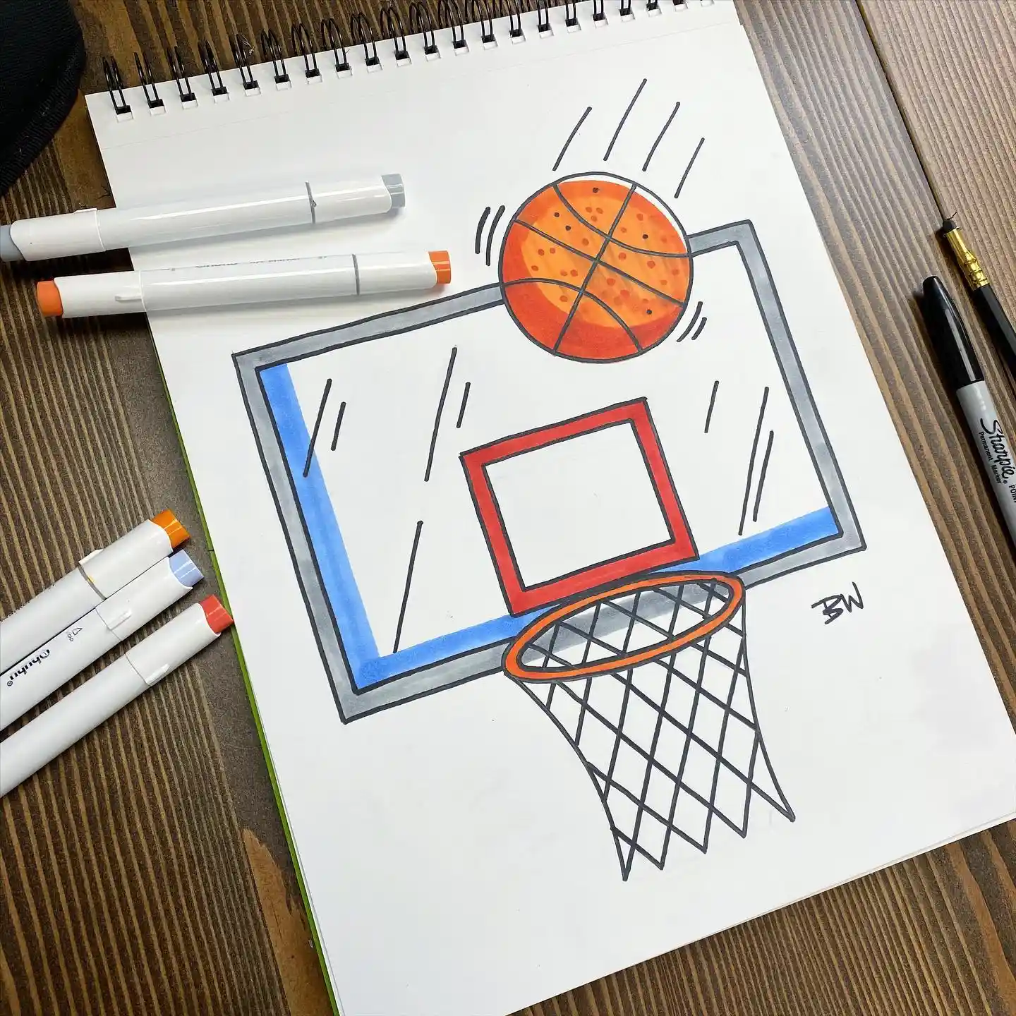 What Are 10+ Cool Basketball Drawing Ideas to Instantly Level Up Your ...