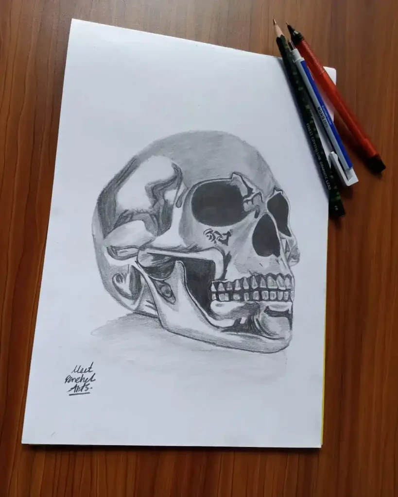 24 Stunning Skull Drawings Ideas You Won't Believe Are Easy - GS Art Zone